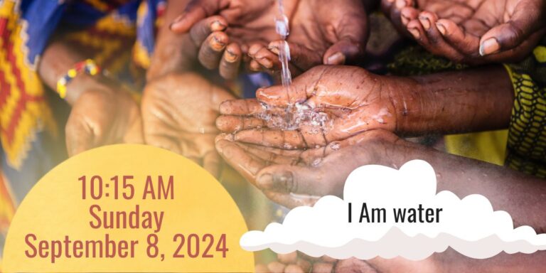 I Am Water - Unitarian Universalist Congregation of Cleveland