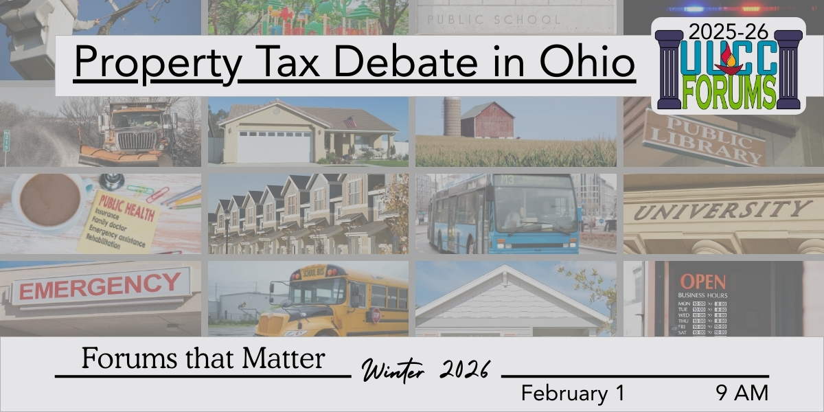 Property Tax Debate in Ohio - Unitarian Universalist Congregation of ...